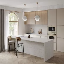 HIMACS Aurora Almond | LX Hausys Europe